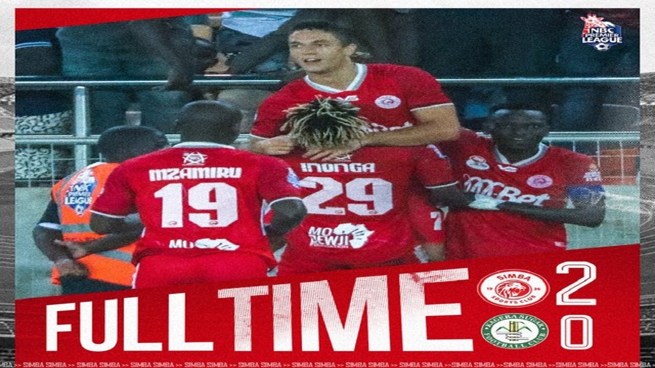 GOLI la Dhahabu la DEJAN GEORGE, Mletee Mzunguu!! | Simba SC(2 - 0 ...