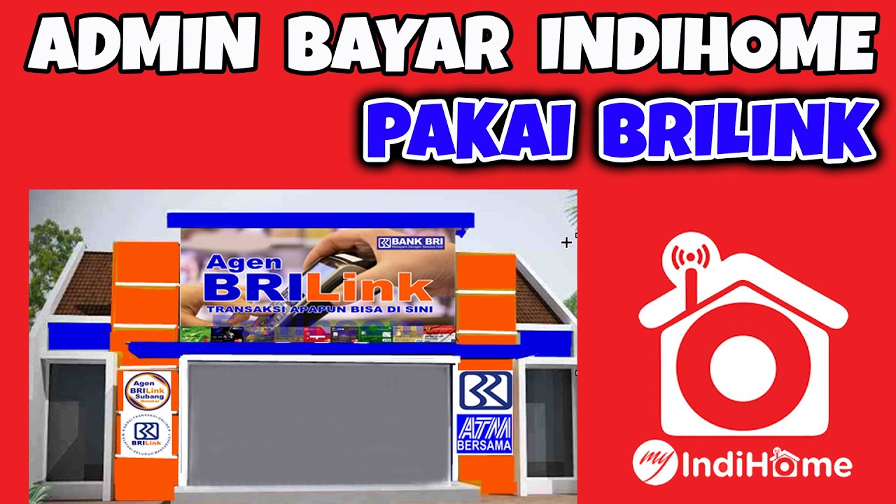BIAYA ADMIN BAYAR INDIHOME MENGGUNAKAN BRILINK - YouTube