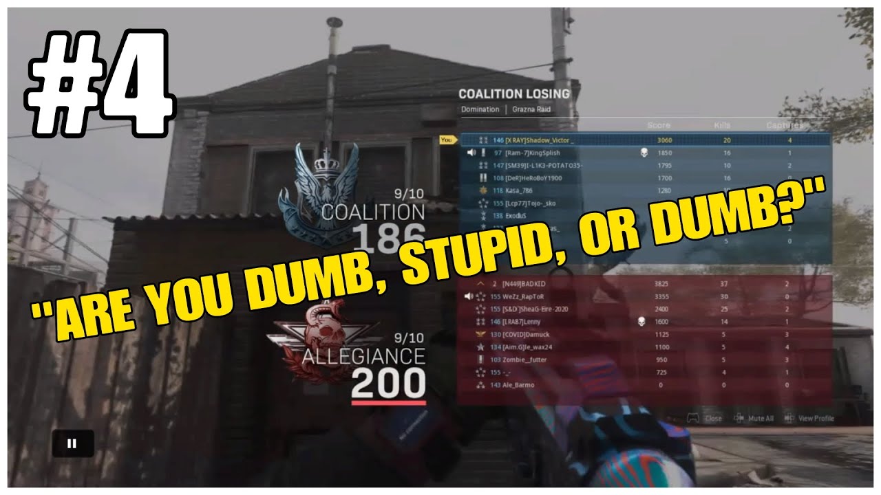 CoD Modern Warfare- Rage and lobby chat 4 - YouTube