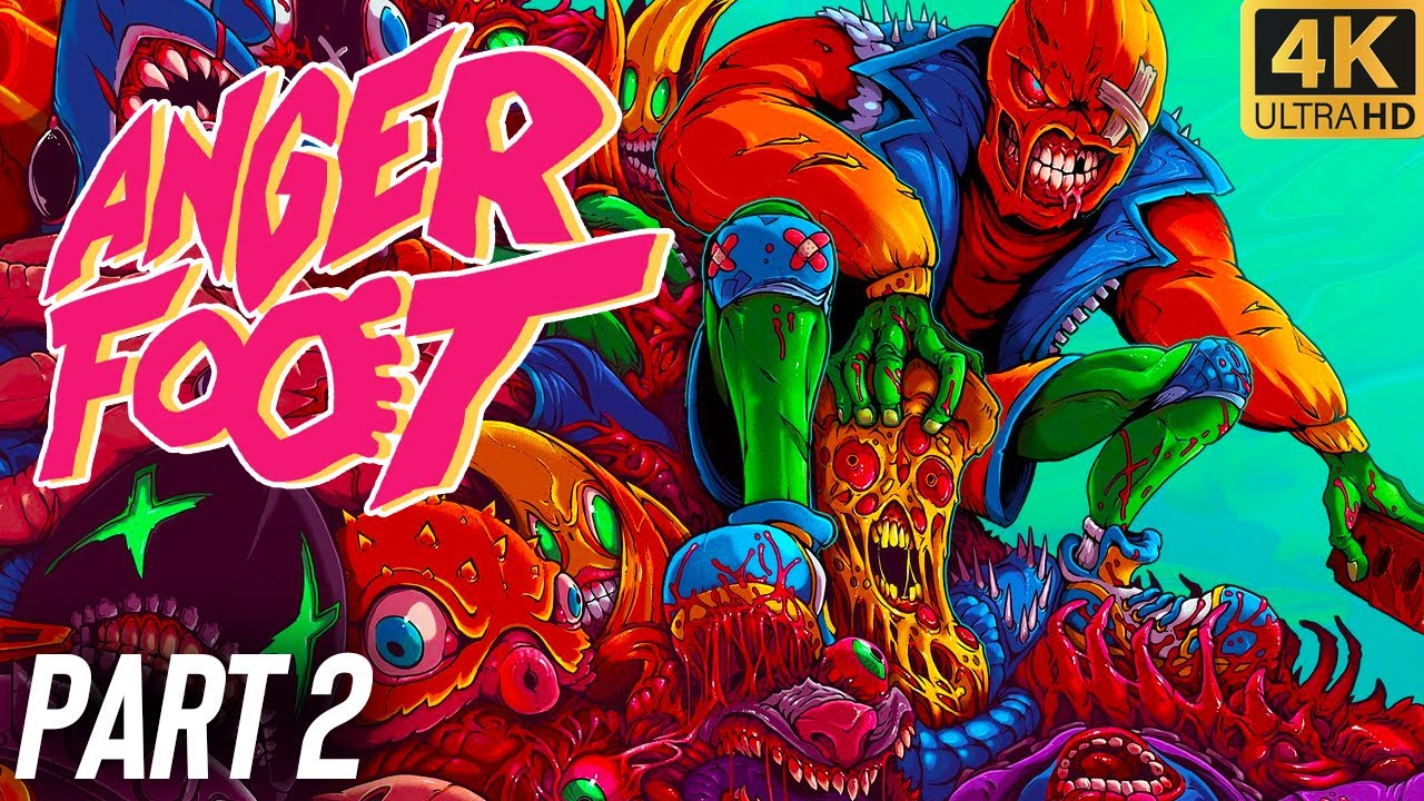 Anger Foot Full Walkthrough 4K | Part 2 | The Pollution Gang & Boss ...