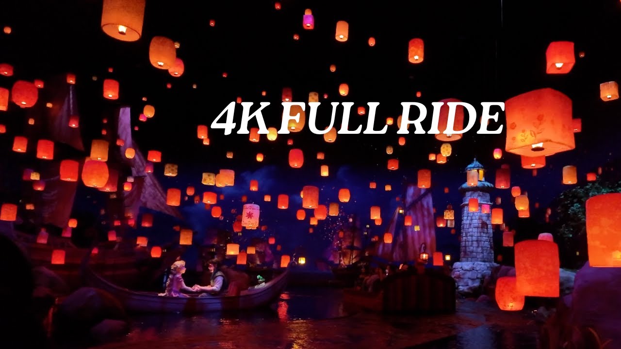Rapunzel's Lantern Festival 4K Full Ride, Tokyo Disneysea - YouTube