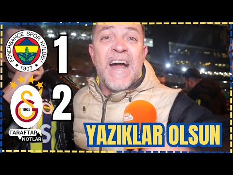 ORTALIK KARIŞTI !! Fenerbahçe 1-2 Galatasaray Maç Sonu Taraftarlar Çıldırdı