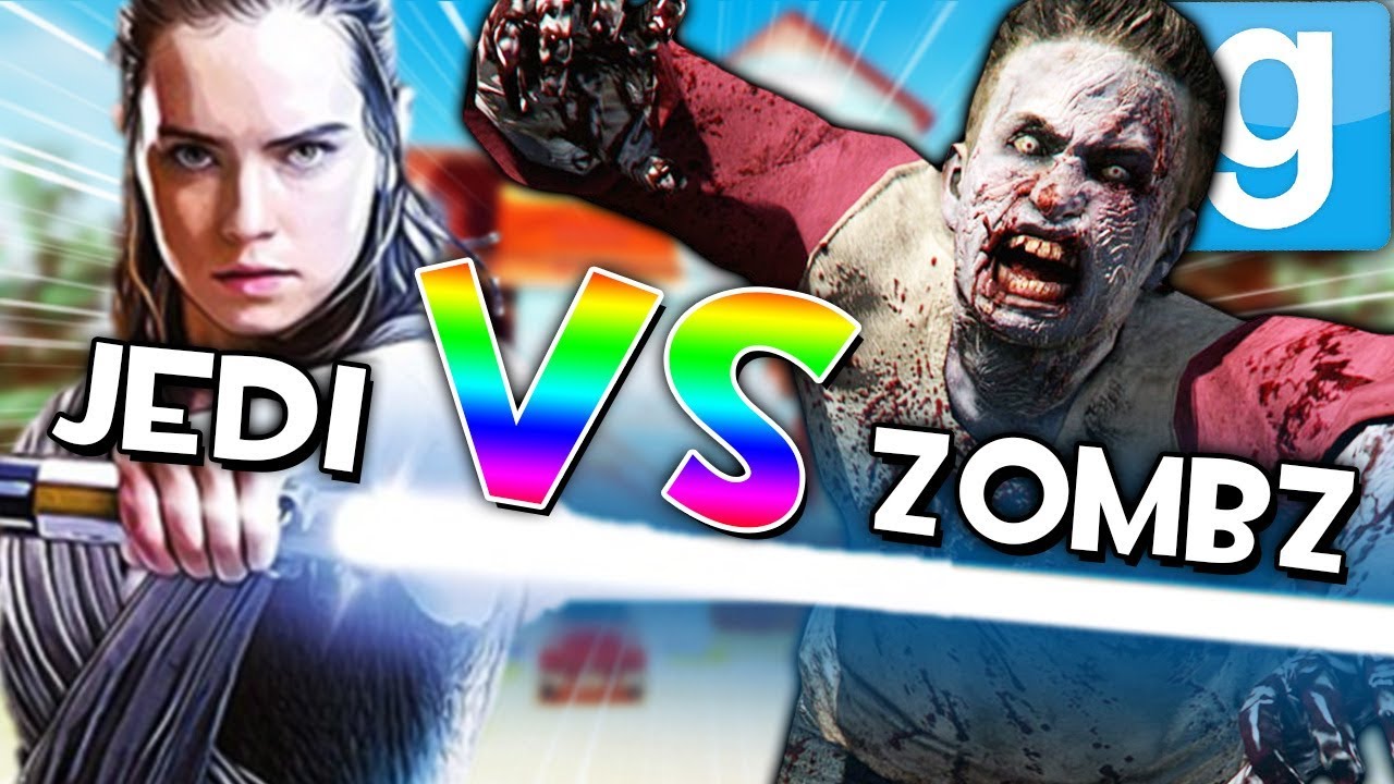 JEDI VS ZOMBIES?! | Gmod Sandbox Fun (STAR WARS MODS, ZOMBIE MODS ...