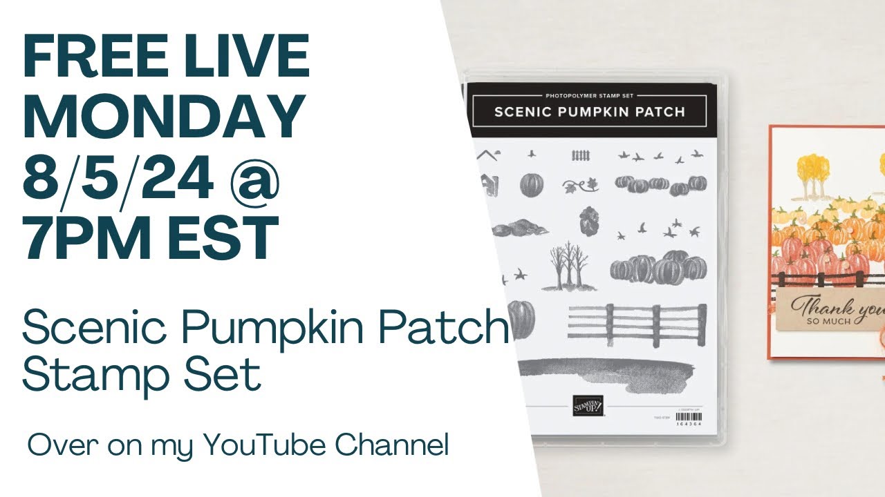 Stampin’ Up! - Scenic Pumpkin Patch Stamp Set 🎃 - YouTube