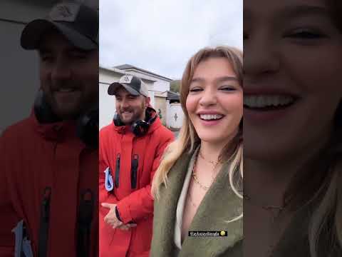 Oyuncu Melisa Döngel'in, soğuk esprisi karşısında set arkadaşı dumur oldu #melisadöngel