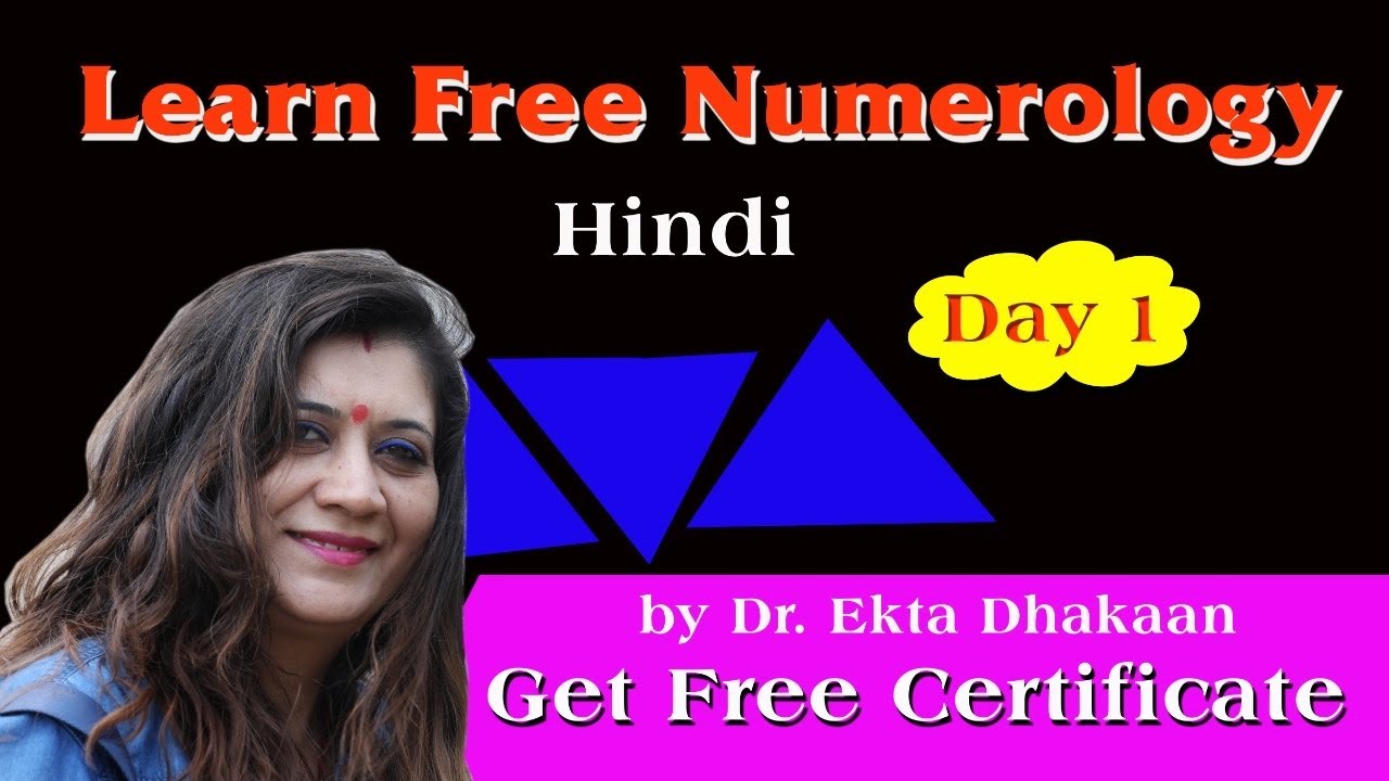 Numerology day - 1 by Dr. Ekta Dhakaan - YouTube
