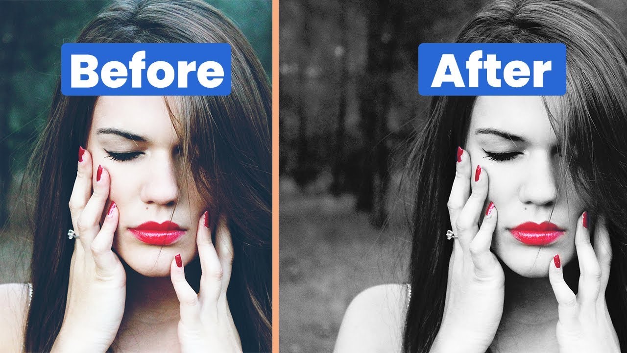 Photoshop Tutorial: How to easily Color Isolate a color in a black and ...