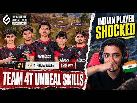 TEAM 4T 🇵🇰 FLAWLESS GAMEPLAY SHOCKED THIS INDIAN 🇮🇳 PLAYER 😳