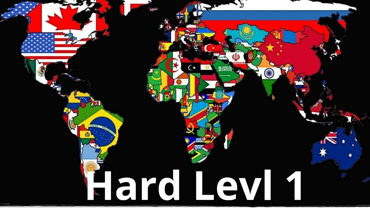 Hard Levl 1.Guess the country by flag . World Flags Quiz. Flags of the ...