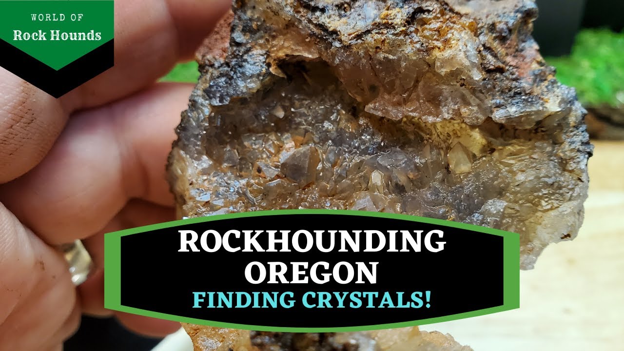 Rockhounding Oregon - Finding Crystals! - YouTube