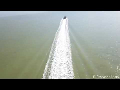 Shallow draft boat running in Texas - El Pescador Boats - YouTube