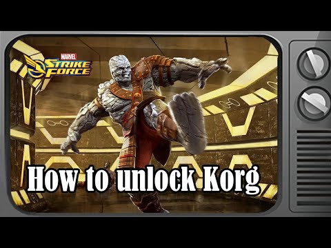 How to Unlock Korg - Marvel Strike Force - YouTube
