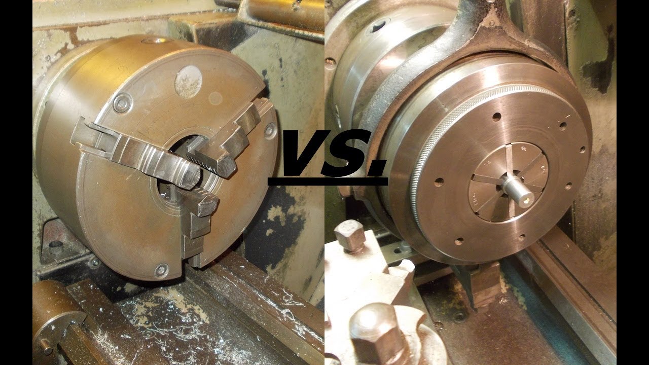 Chuck vs. Collet. Turning down & re-threading Damper rods - YouTube