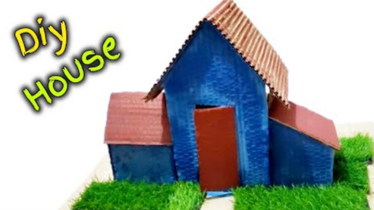 Miniature House | How to make Mini House | Cardboard House | Miniature ...