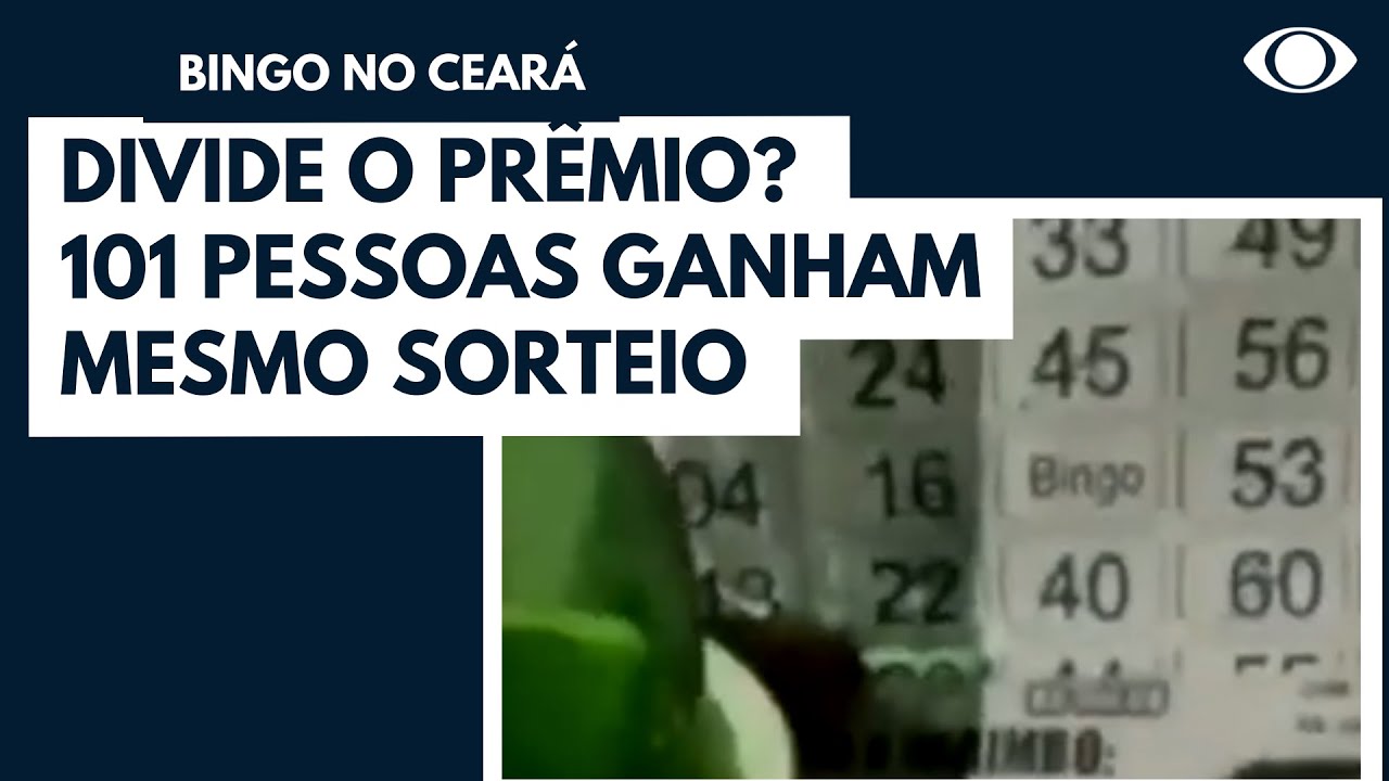 Bingo: 101 pessoas ganham mesmo sorteio - YouTube