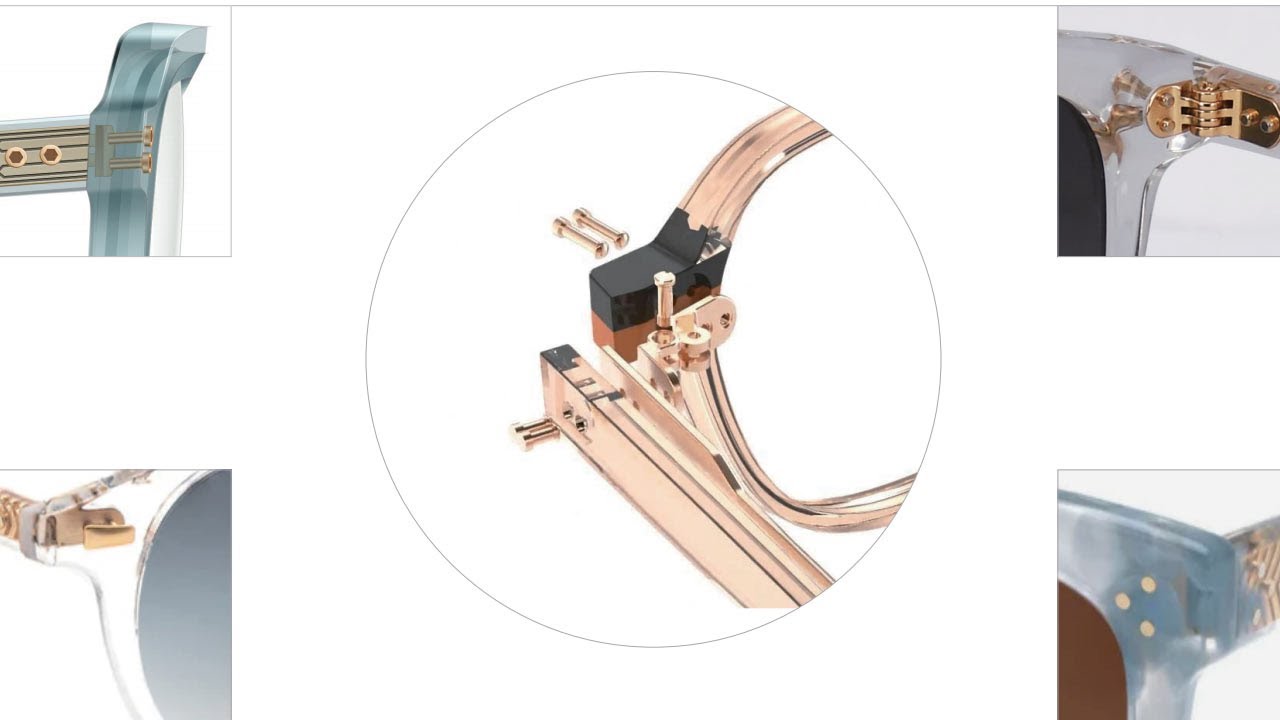 24K gold RIVET for eyewear - YouTube
