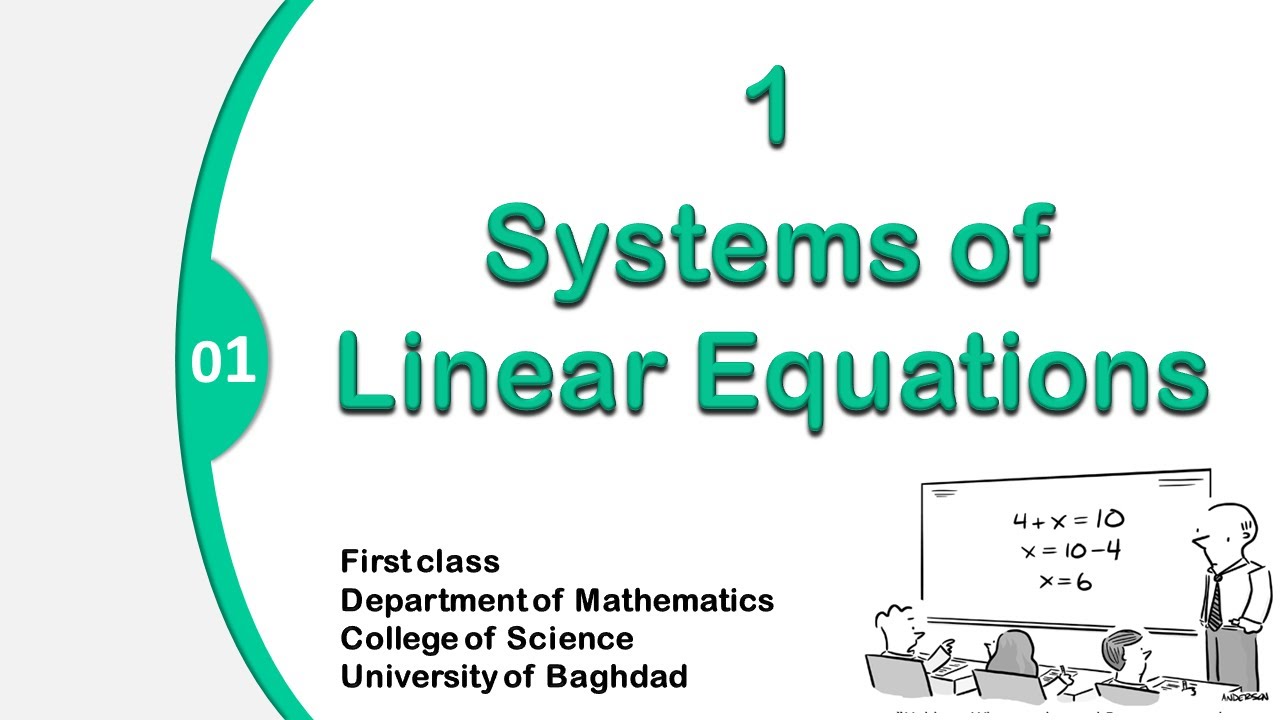Systems of Linear Equations | Topics in Mathematics | L#01 - YouTube