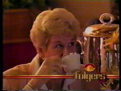 1990 Folgers Coffee "Biltmore Resort switch" TV Commercial - YouTube