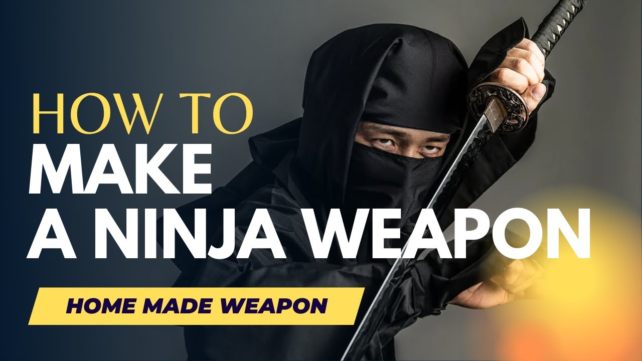 How to Make a Ninja Weapon? Home Made DIY Weapon #howto #diy - YouTube