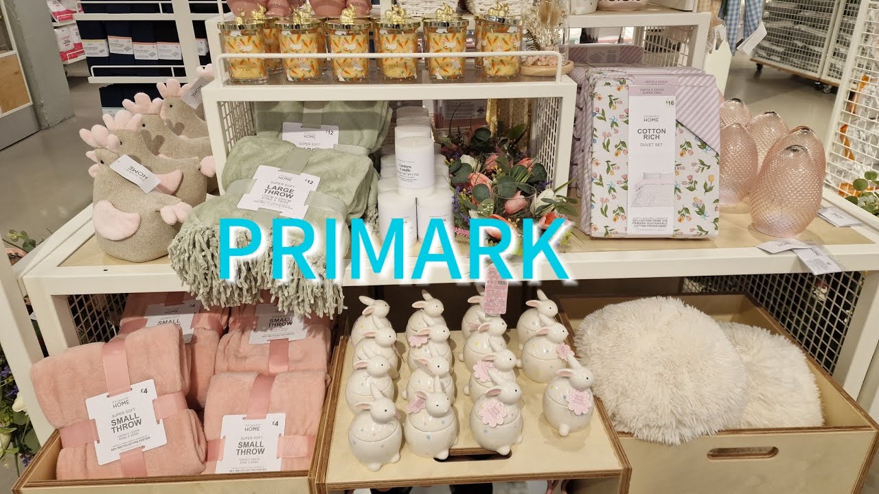 COME SHOP WITH ME AT PRIMARK EASTER SPRING 🐣 #newin #homedecor - YouTube