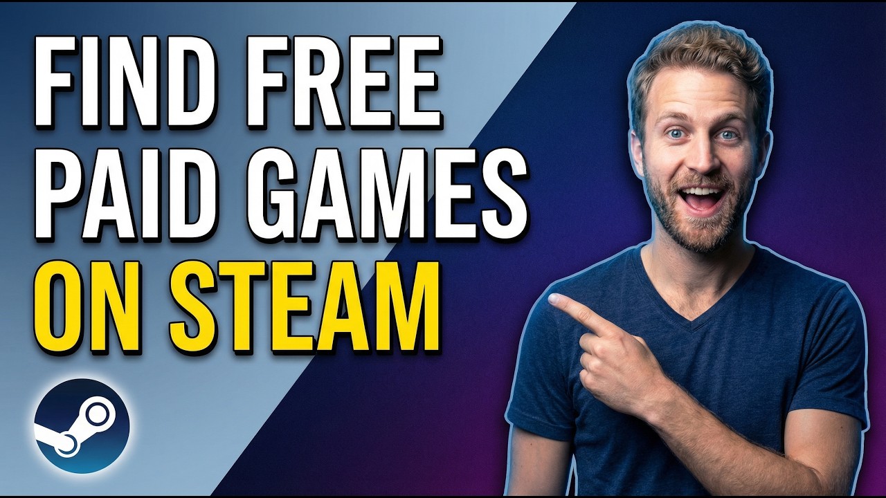 How To Find Free Paid Games On Steam (2026 Easy Guide) - YouTube