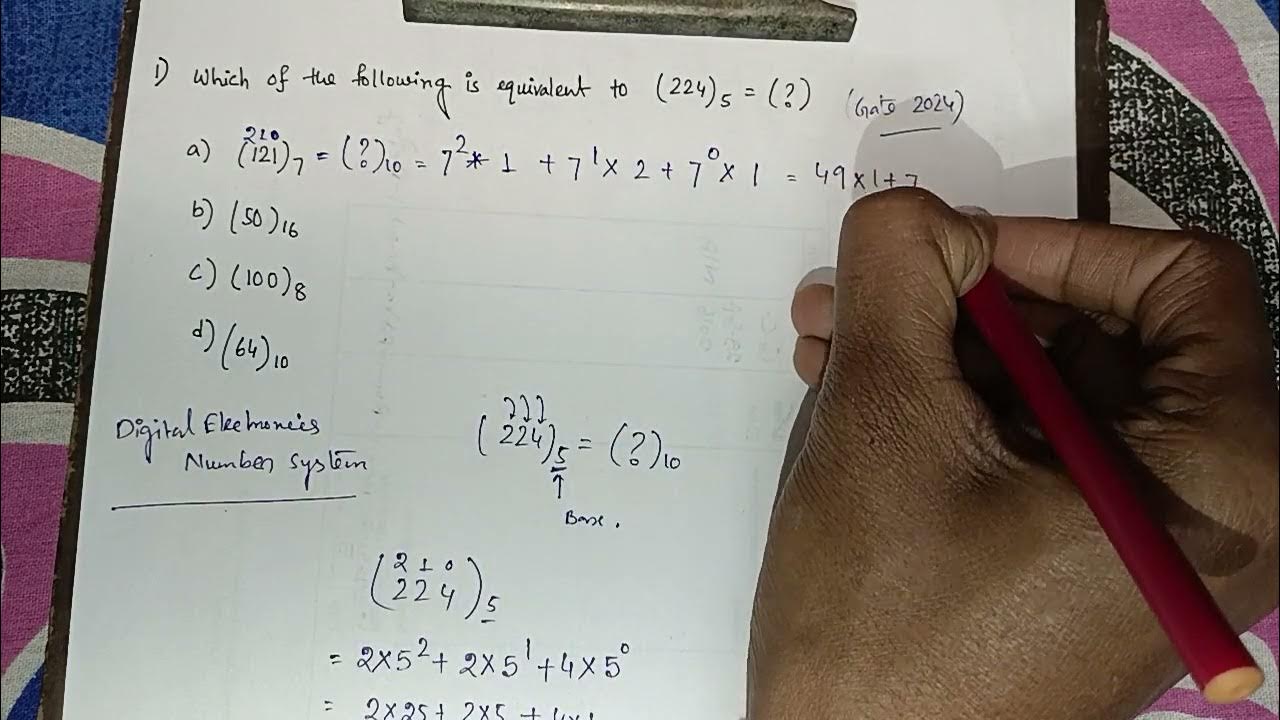 Gate Previous Year Question || GATE 2024 Question Solution - YouTube