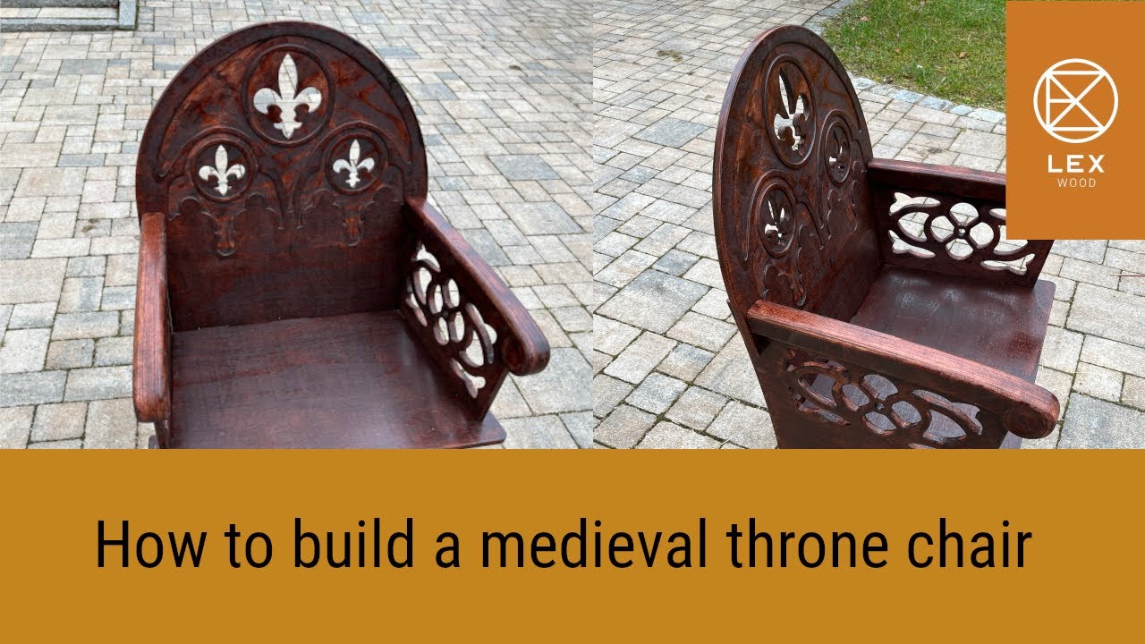 How to create a medieval throne chair - YouTube