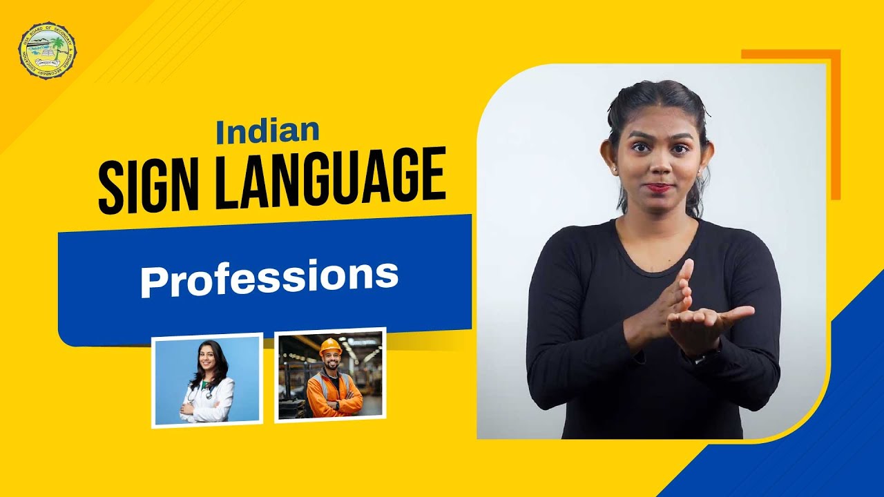 Professions | Indian Sign Language - YouTube
