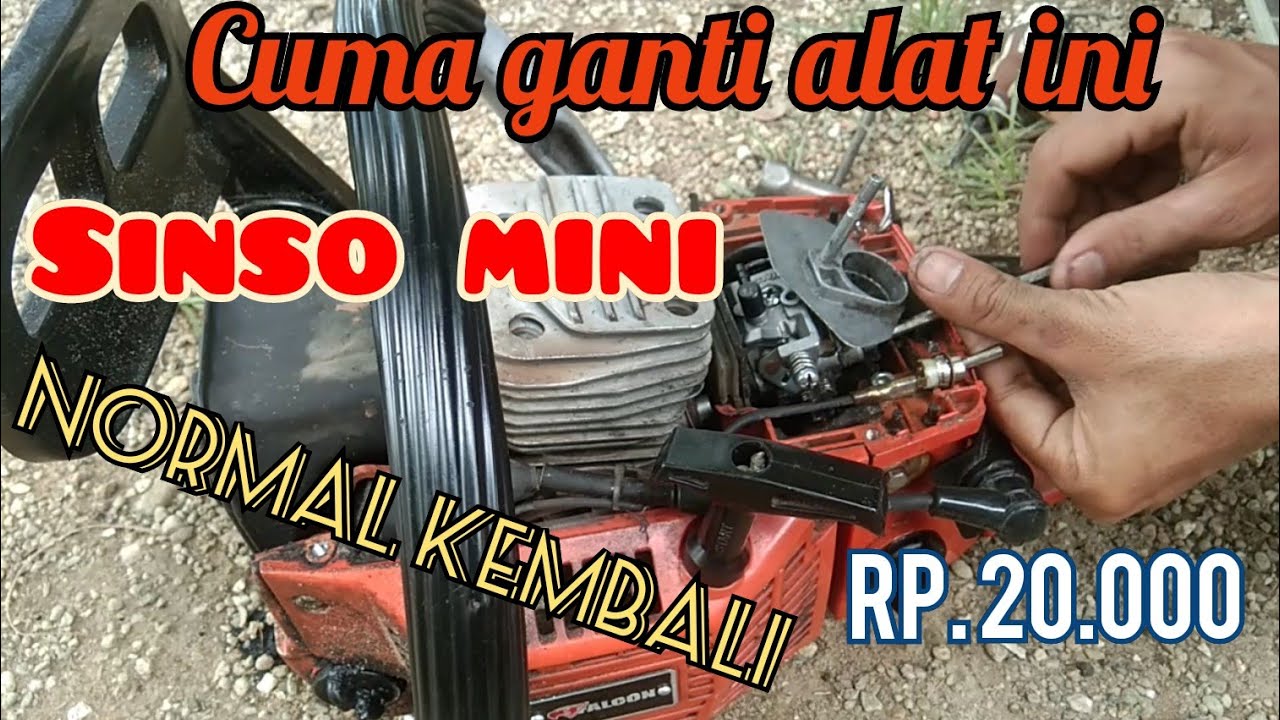 Cara perbaiki sinso mini susah hidup - YouTube