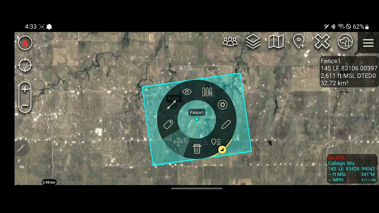 ATAK-Civ Tutorial B15: Geofence Tool - YouTube