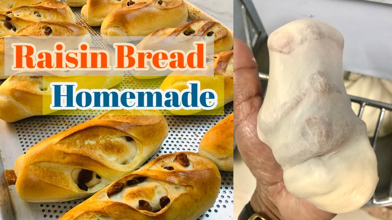 How to Baking Raisin Bread #រៀនដុតនំបុ័ង By tersun_Lee - YouTube