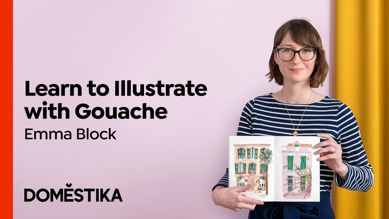 Gouache Techniques for Sketchbook Illustration - Online Course by Emma ...