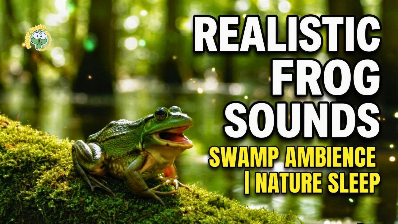 DEEP SLEEP Instantly: Calming Swamp Nature Sounds (Frogs Chirping ...