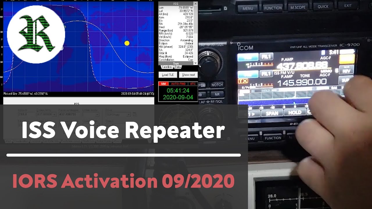 New ISS FM Voice Crossband Repeater (V/U Mode) - Icom-9700 & M2 ...