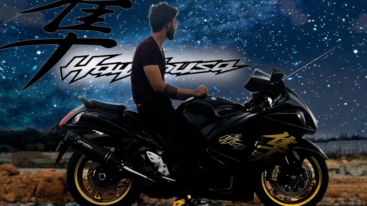 Our Friend's Newly Bought #DHOOM Black-Gold Suzuki #HAYABUSA In ...