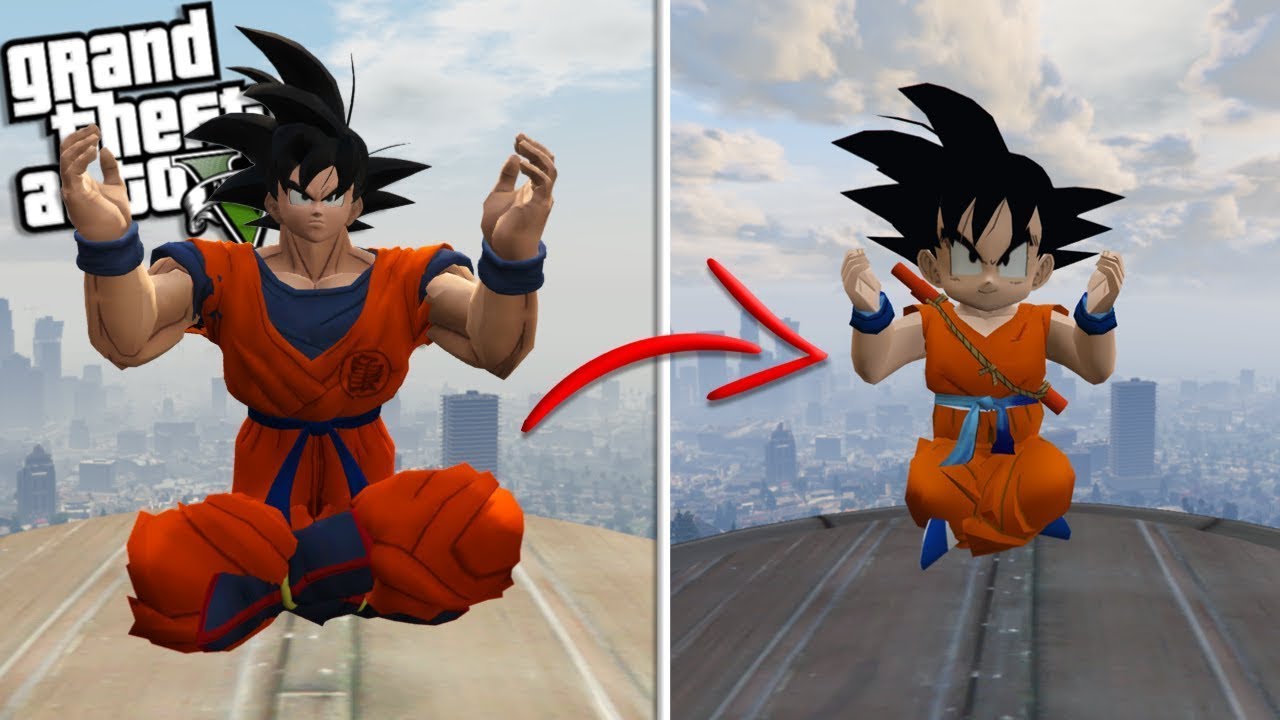 GTA 5 BECAME GOKU ( GTA V MODS ) #gtavgameplayinhindi - YouTube