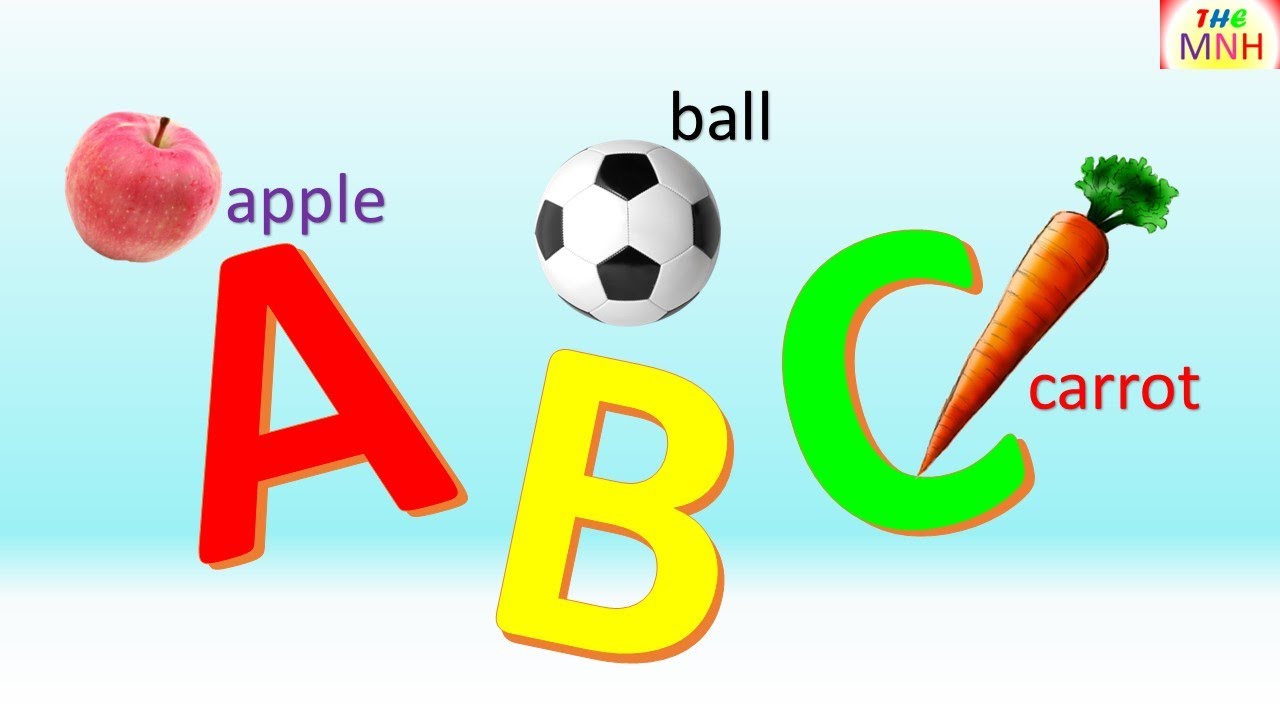 Learning ABC Letters and Basic English Vocabulary - YouTube