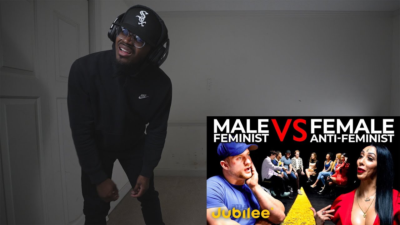 they lost me...male feminist vs female anti-feminist - YouTube