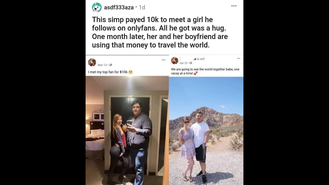 Simp pays 10K for a hug just a hug - YouTube