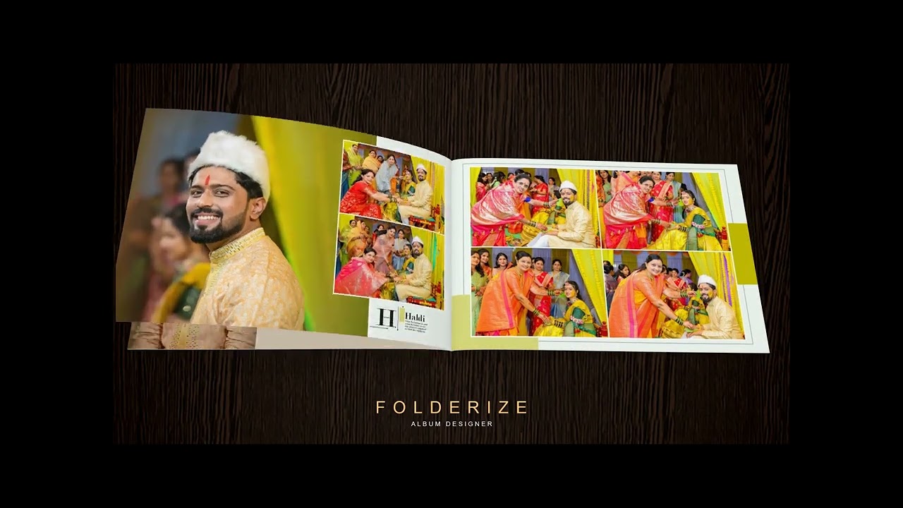 Traditional Wedding album design - YouTube