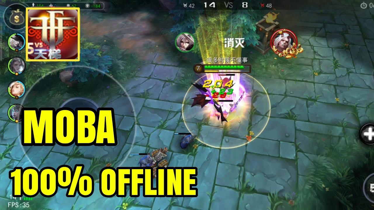 MOBA FOR FREEDOM GAMEPLAY • ANDROID MOBA OFFLINE - YouTube