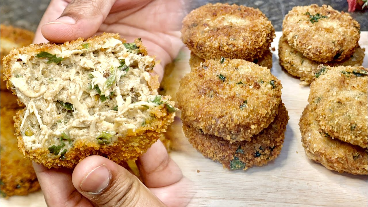 Chicken Malai Cutlets😍Recipe By The Fusion Kitchenary | Soft & Creamy ...