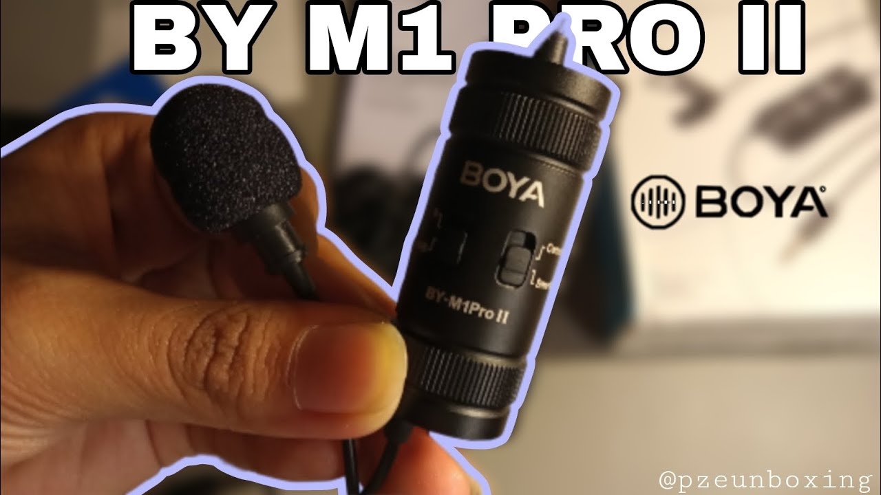 BOYA BY-M1 Pro II Omnidirectional Lavalier Microphone | Upgraded of BY ...