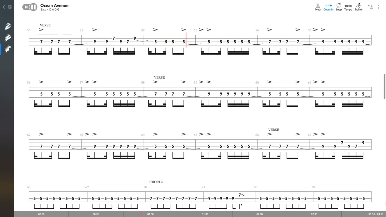 Yellowcard - Ocean Avenue (BASS TAB PLAY ALONG) - YouTube