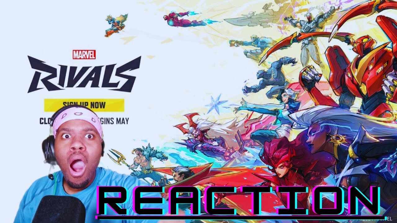 V-Reacts: Marvel Rivals | Official Announcement Trailer - YouTube