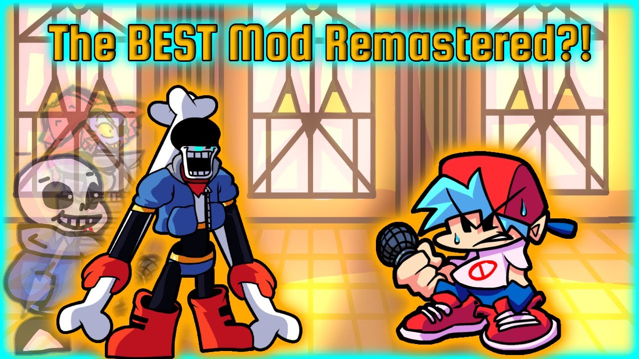 The BEST Mod Remastered?! | fnf Disbelief Papyrus 2.0 - YouTube