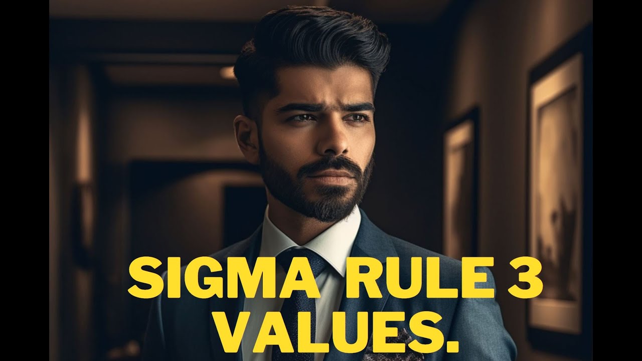 Sigma rule 3 personal set of values - YouTube