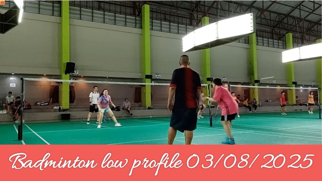 Badminton low profile 03/08/2025 - YouTube