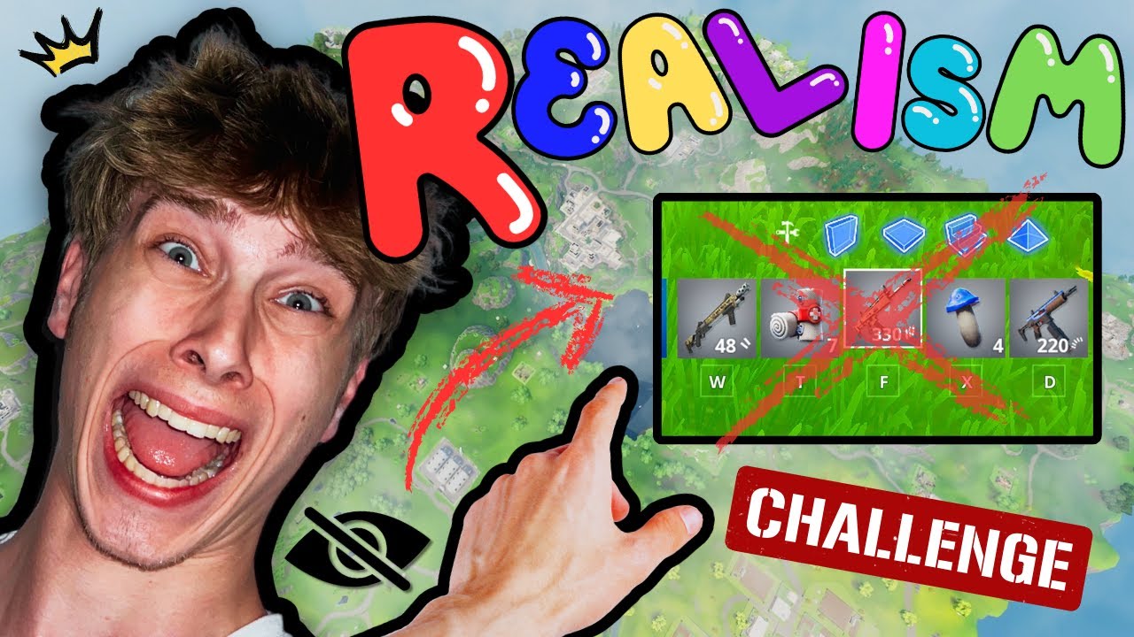 Fortnite Realism Challenge - YouTube