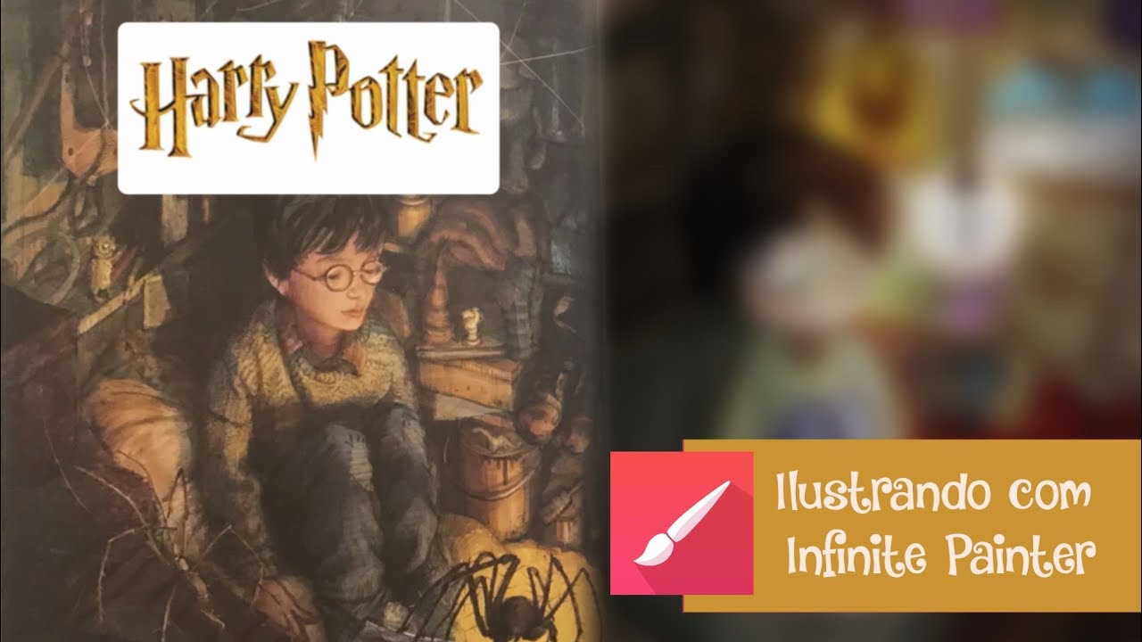 Infinite Painter ou Procreate vamos comparar. Desenhando Harry Potter ...